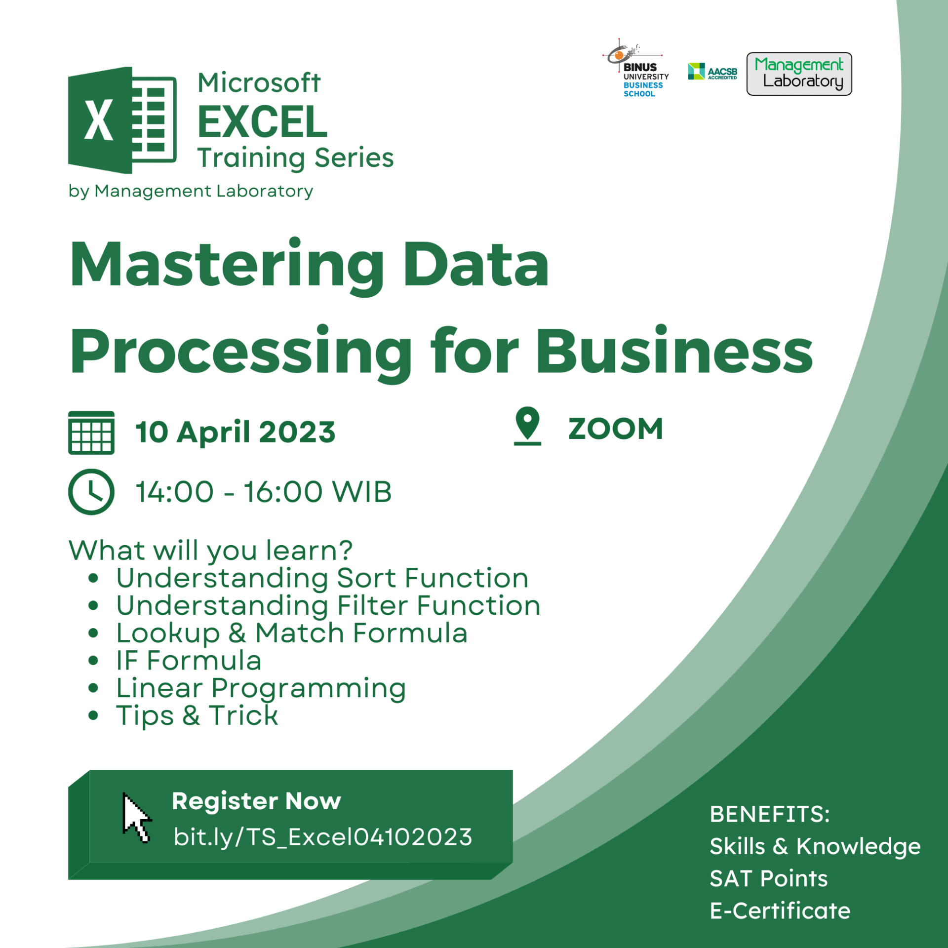 Training Series – Mastering Data Processing for Business – Laboratory