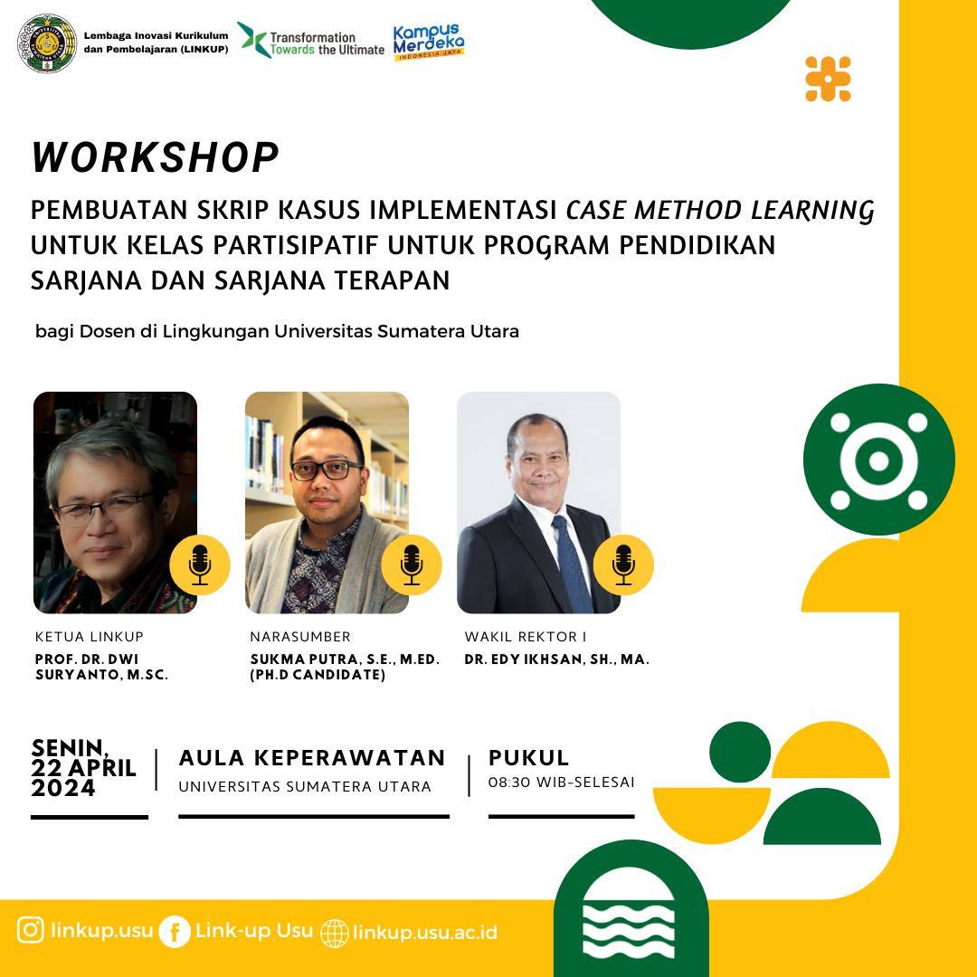 Case Study Workshop at Universitas Sumatera Utara (USU) – BINUS Case Center