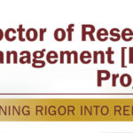 SEMINAR DRM Program – Doctor Of Research In Management