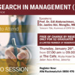 Alumni Talk and Info Session – Doctor of Research in Management (DRM ...