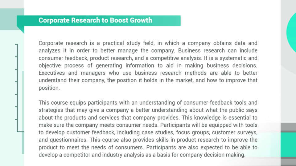 Corporate Research to Boost Growth – BINUS Business School